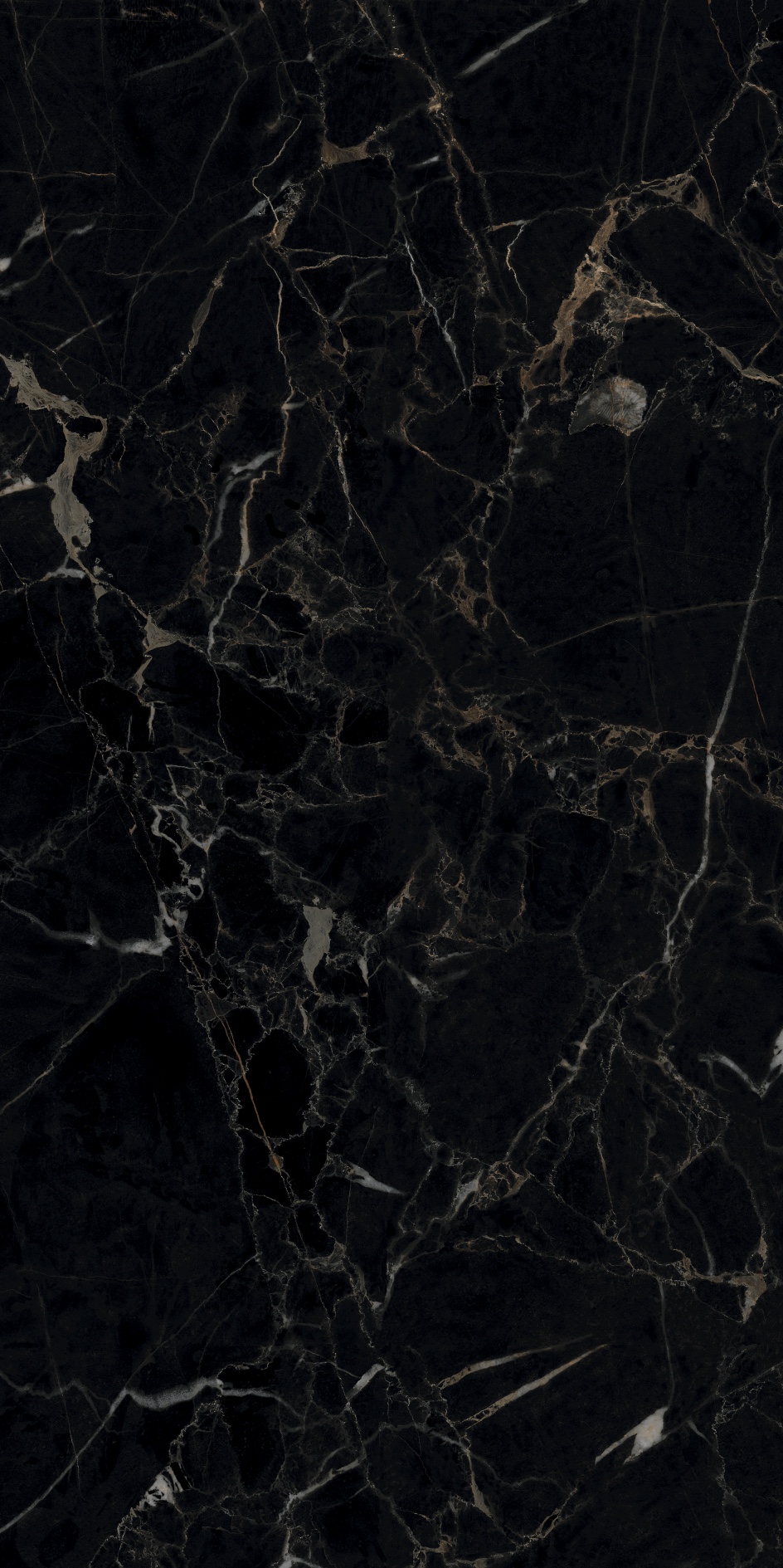 » Black Rose Marble Effect Polished Porcelain