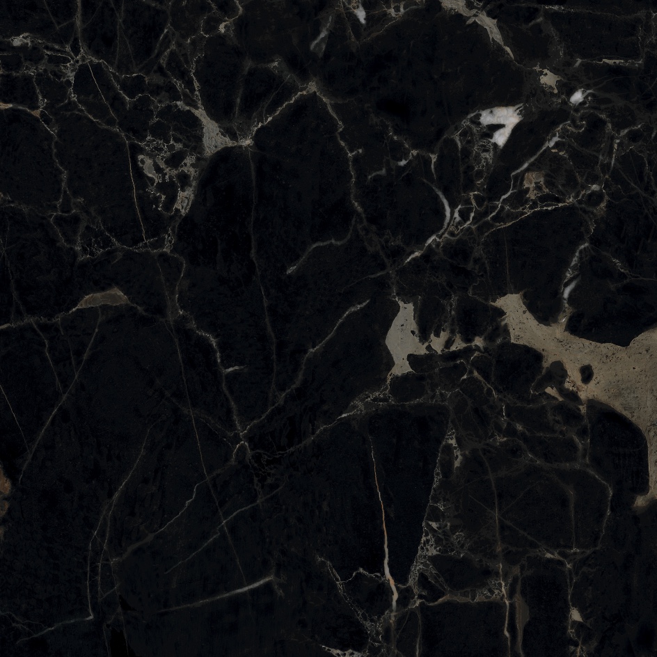» Black Rose Marble Effect Polished Porcelain